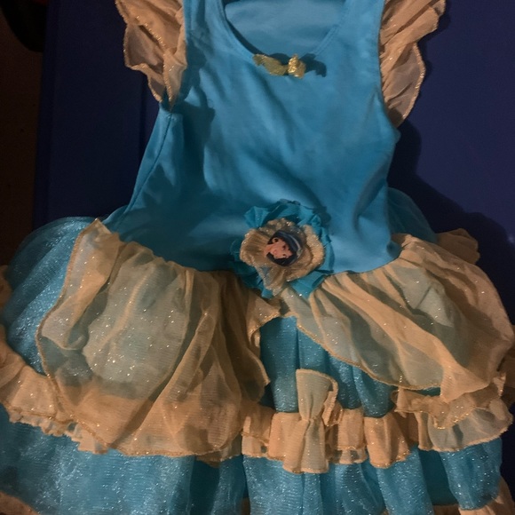 Disney | Costumes | Disney Princess Jasmine Dress Up Costume Dress 4t ...